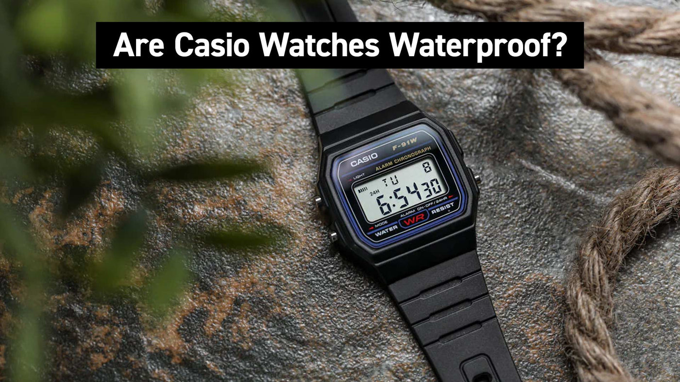 Are Casio Watches Waterproof? | RS Chrono