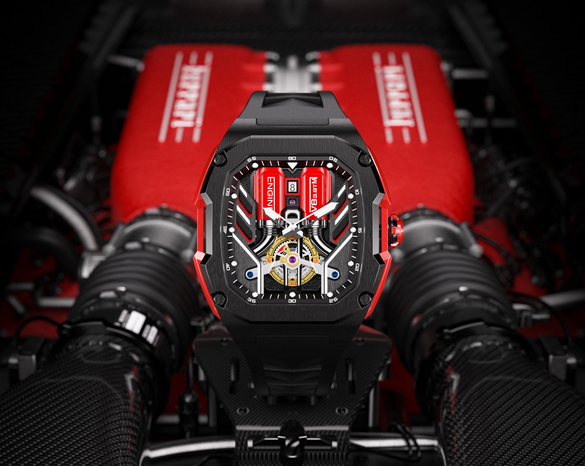 RS Chrono - Automotive-Inspired Car Wheel Watches